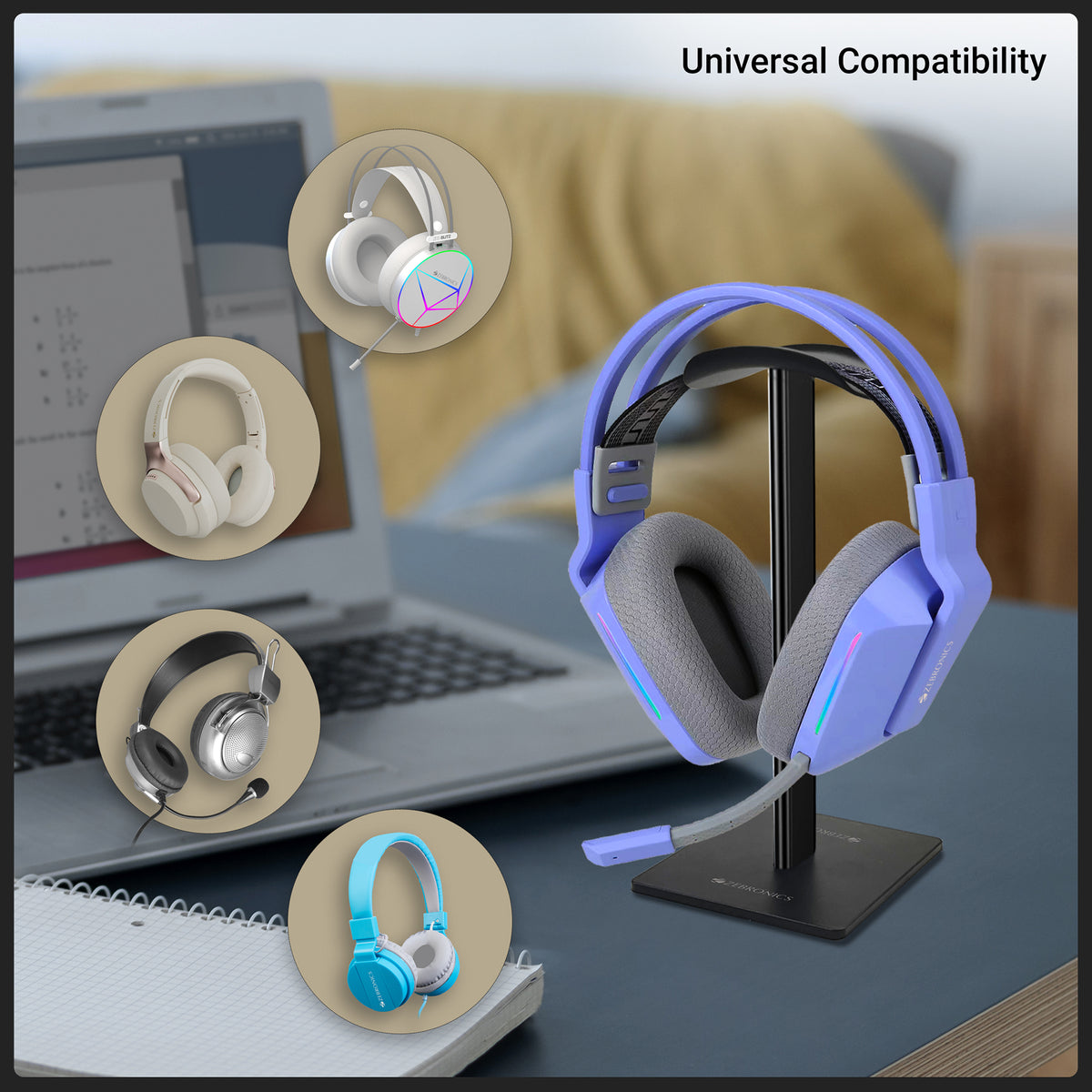 Zebronics Brace Headphone Stand