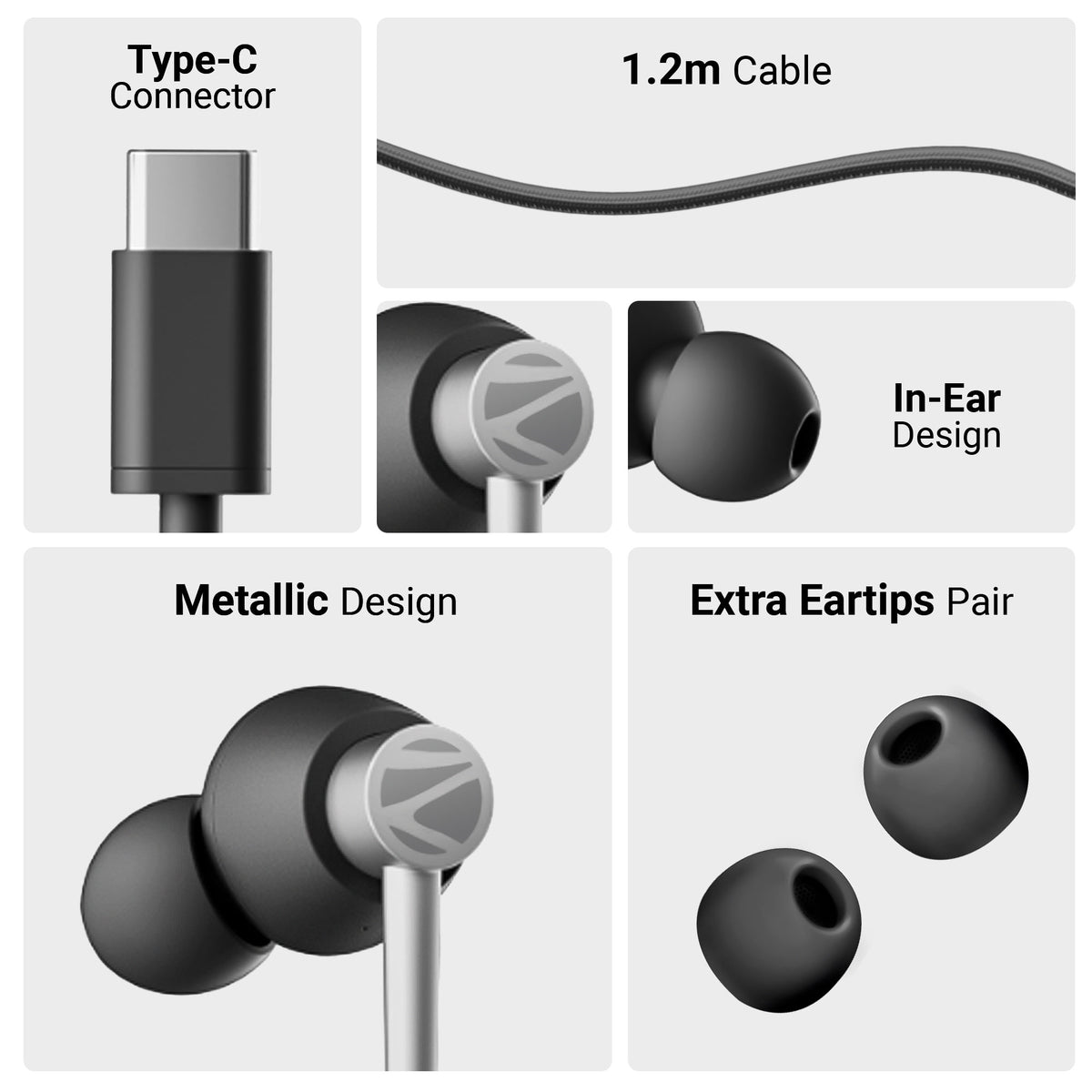 Zebronics Buds 50C Wired Earphone