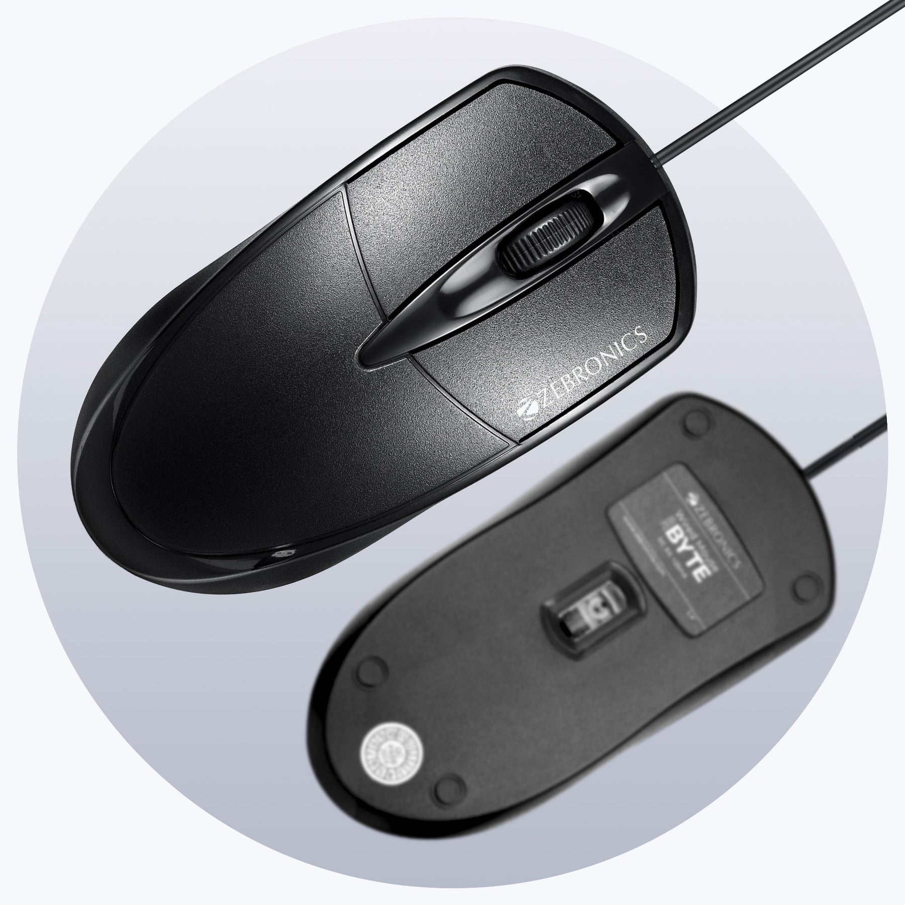 Zebronics Byte Wired Mouse
