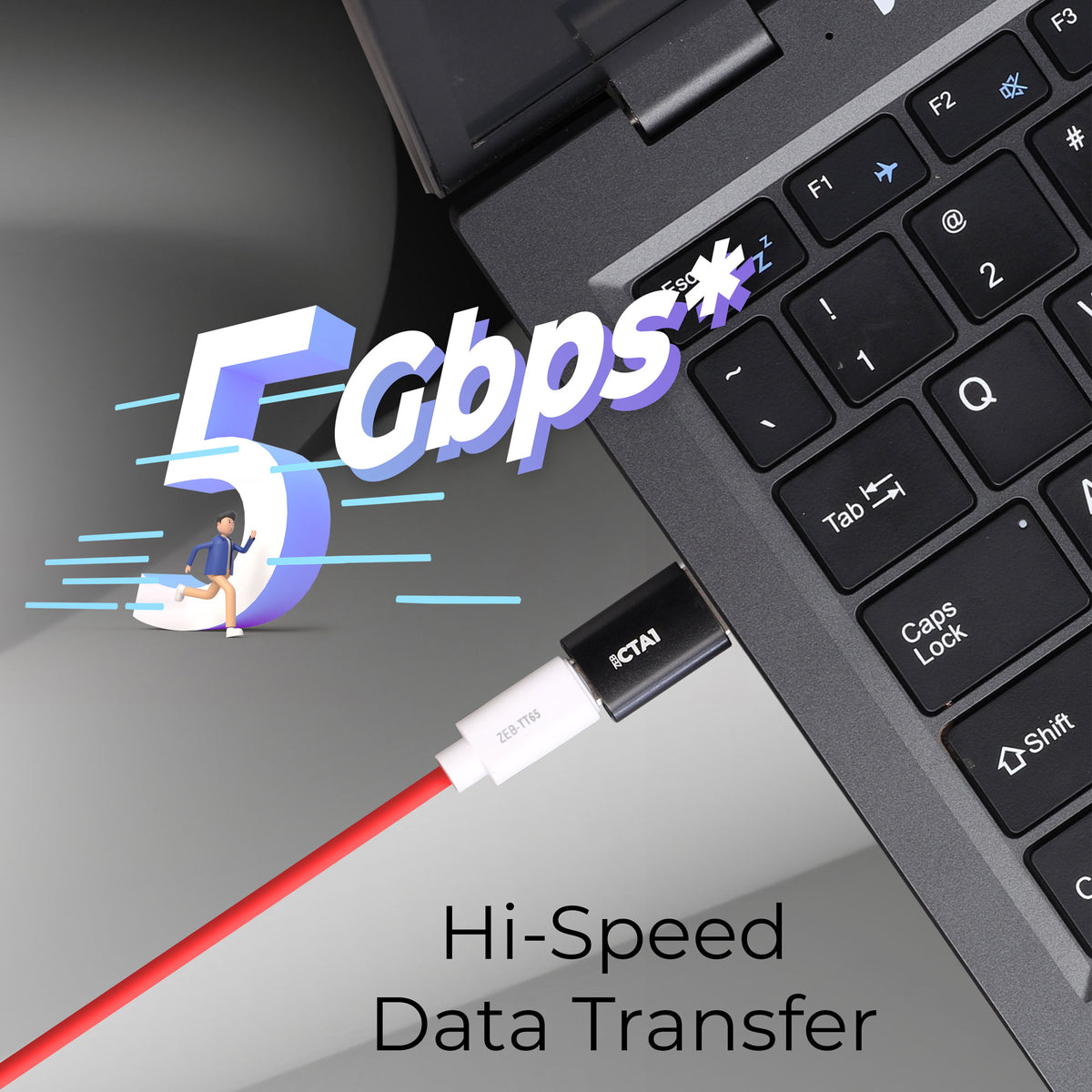 Zebronics CTA 1 USB Type C to Type A Converter