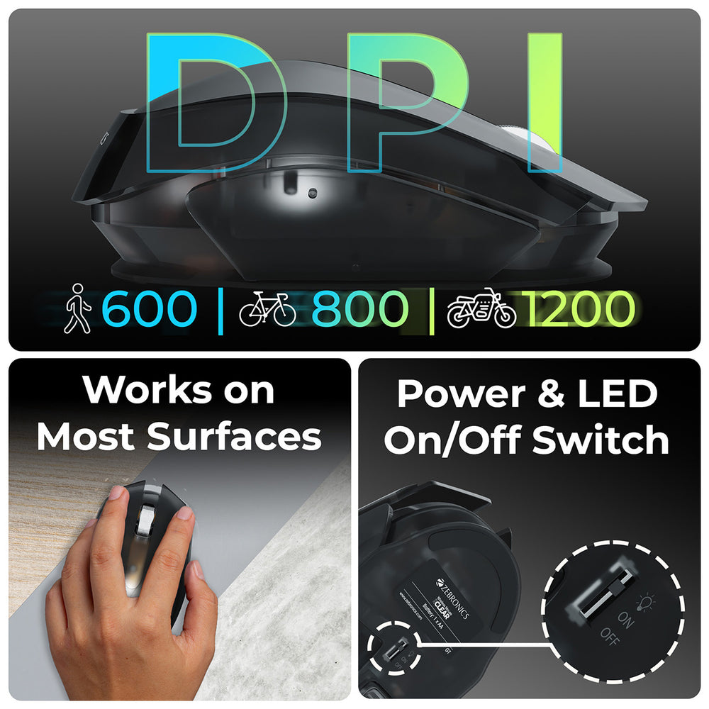 Zebronics Clear Wireless Mouse