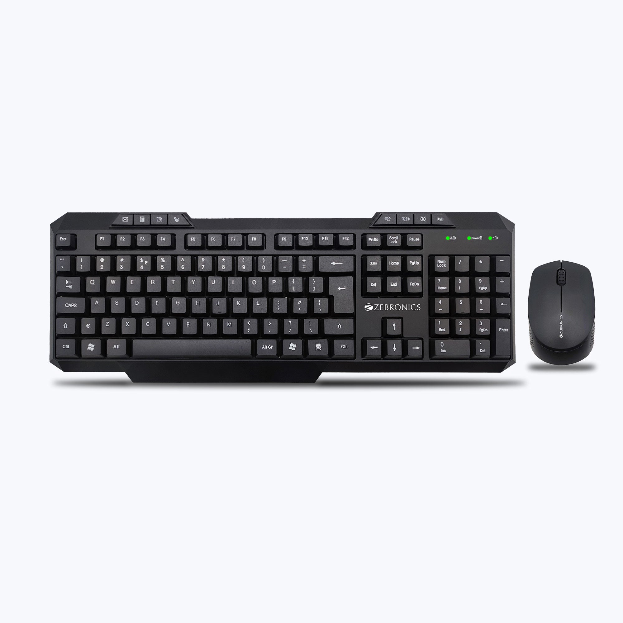 Zebronics Companion 151 Wireless Keyboard and Mouse Combo
