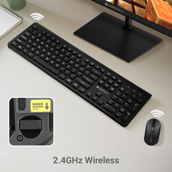 Zebronics Companion 130 wireless Keyboard and Mouse Combo