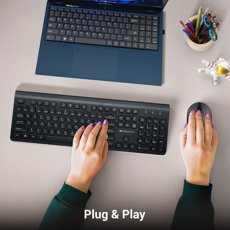 Zebronics Companion 130 wireless Keyboard and Mouse Combo