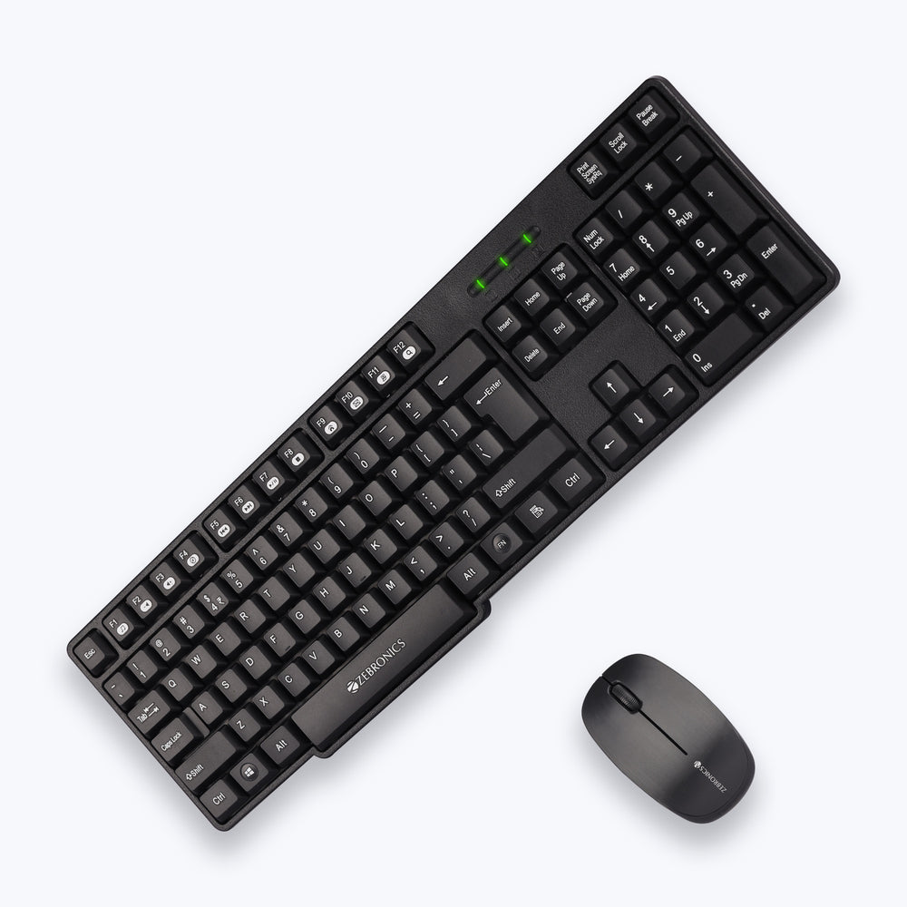Zebronics Companion 115 Wireless Keyboard and Mouse Combo