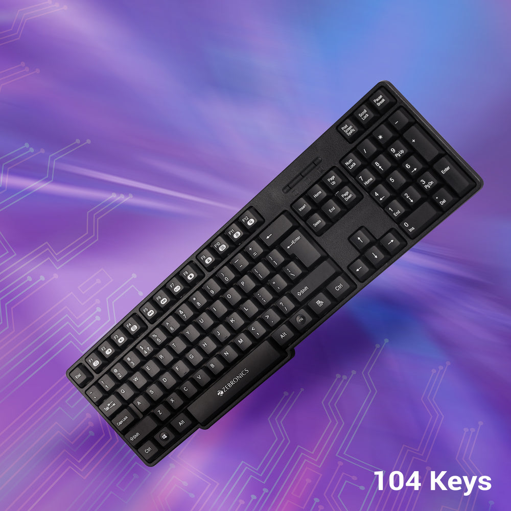 Zebronics Companion 115 Wireless Keyboard and Mouse Combo