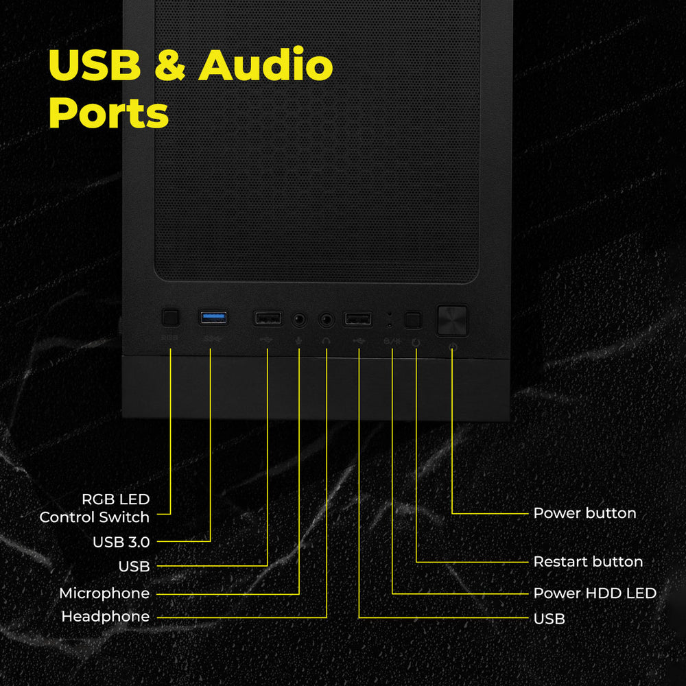 Zebronics Conquer Premium Gaming Chassis