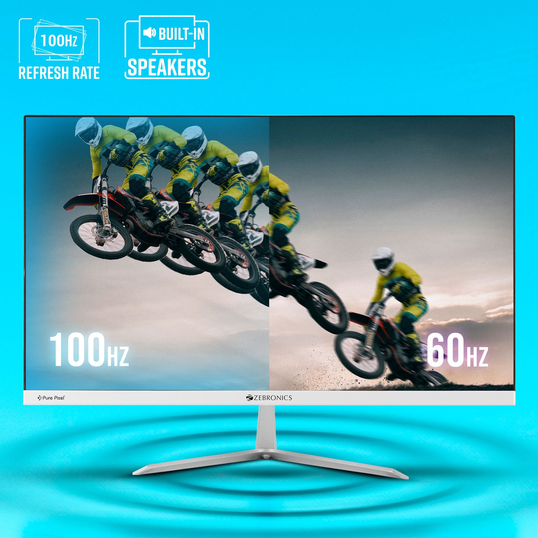 Zebronics EA124 (100Hz) LED Monitor