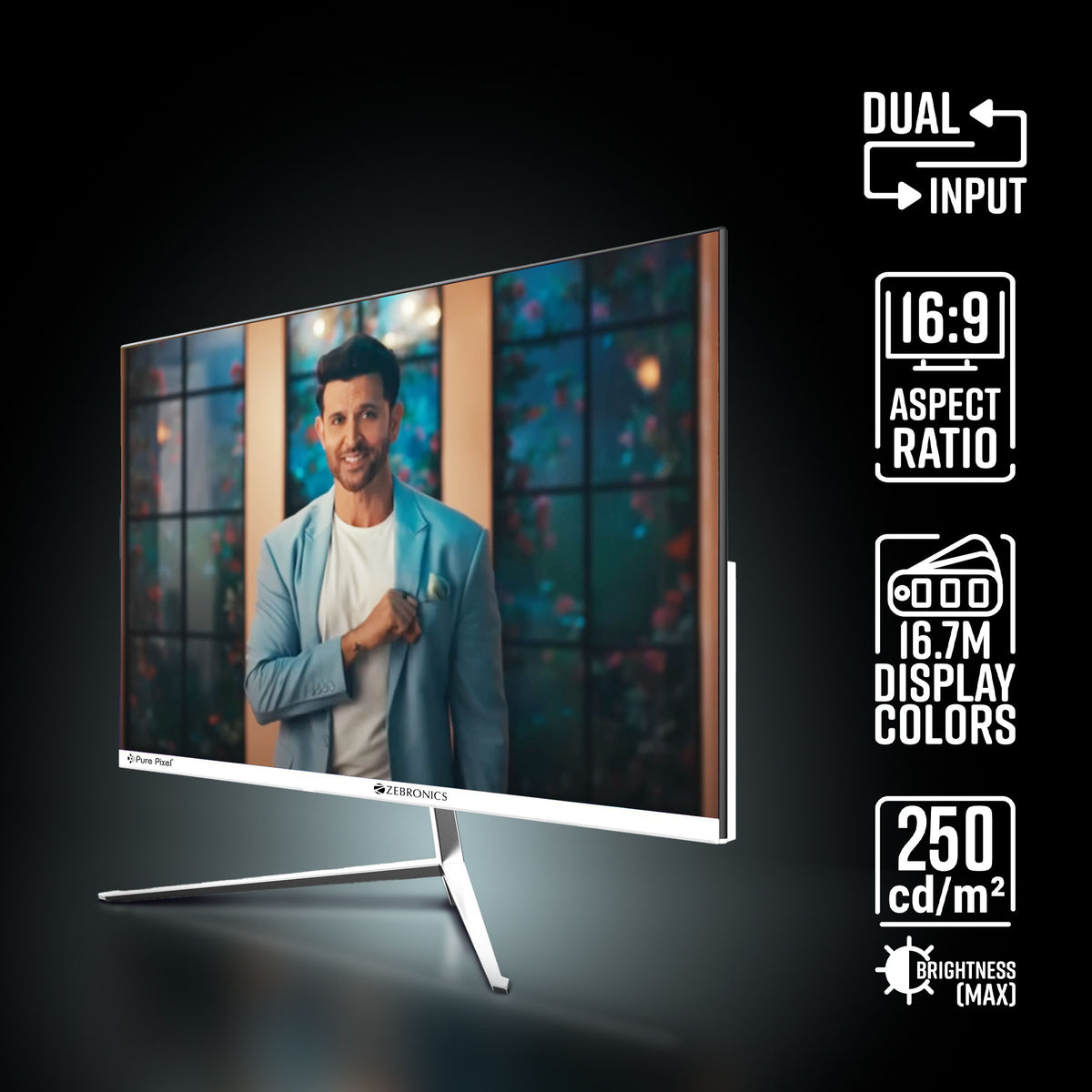 Zebronics EA127 (75Hz) LED Monitor