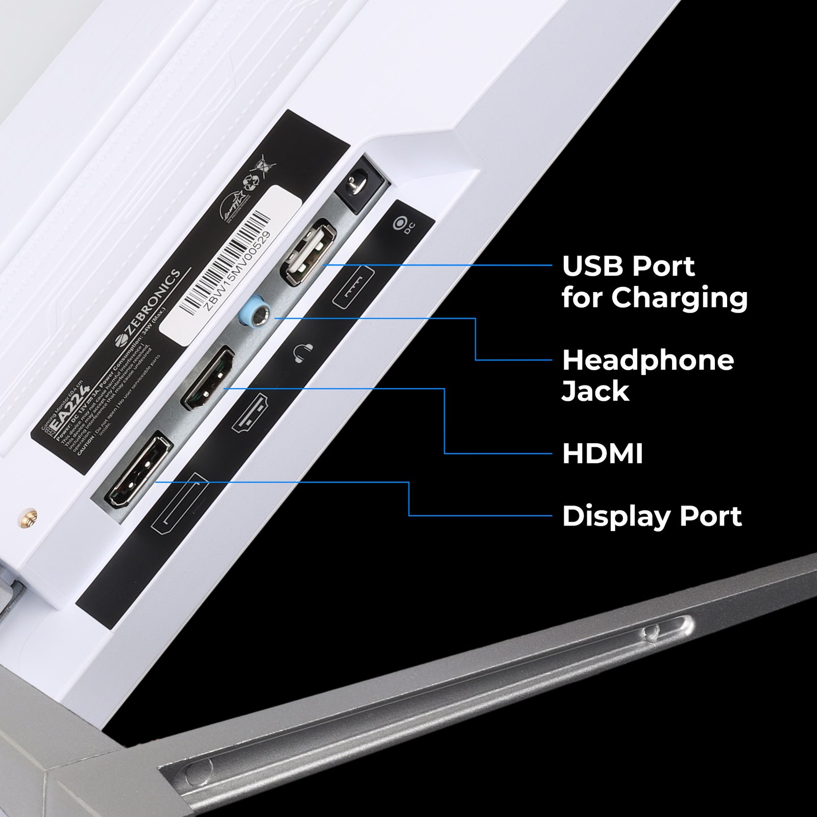 Zebronics EA224 (165 Hz) LED Monitor