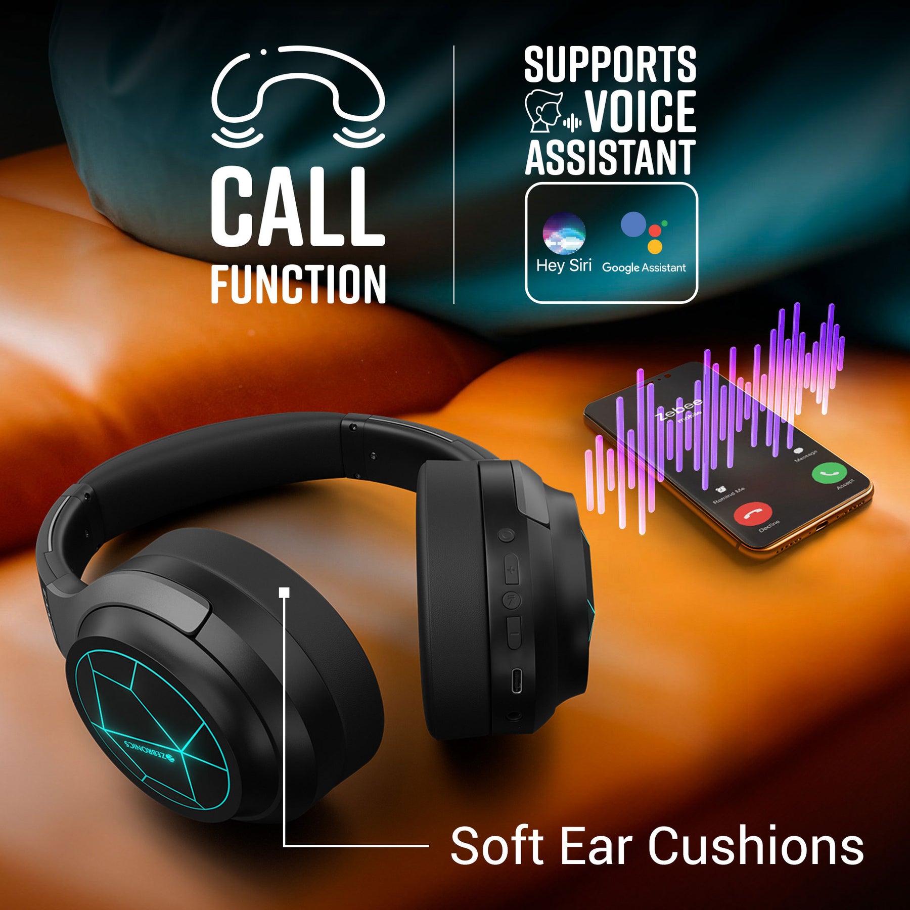 Zebronics Envy 2 Wireless Headphone