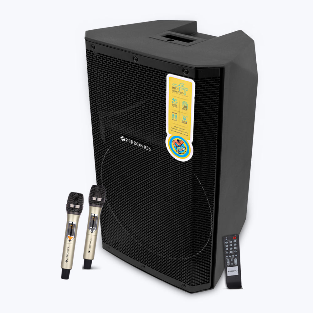 Zebronics Epic Plus DJ Speaker - 480W, LED Display, 2-Way
