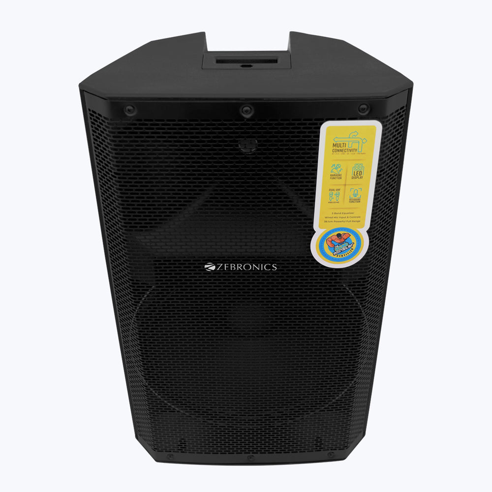 Zebronics Epic Plus DJ Speaker - 480W, LED Display, 2-Way