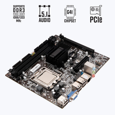 Zebronics G41 D3S - LGA 755 Socket - Motherboard