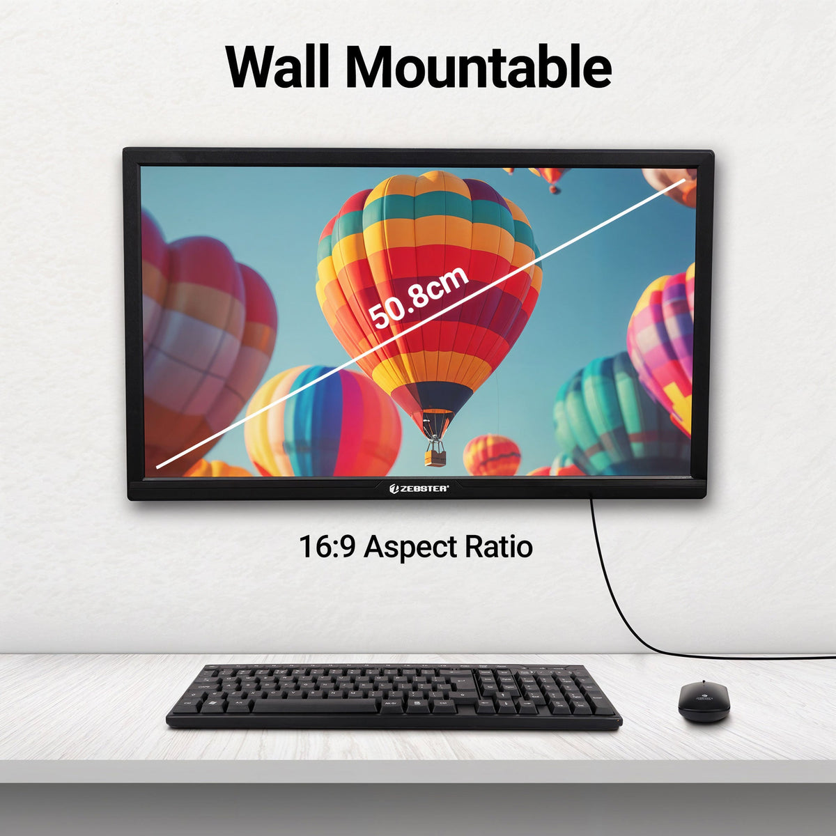 Zebster GV120 LED Monitor