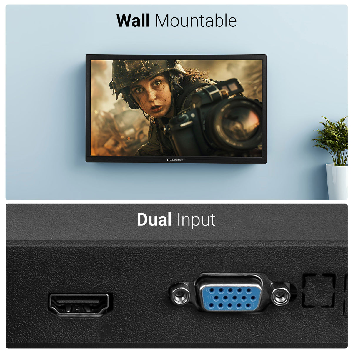 Zebster GV222 LED Monitor