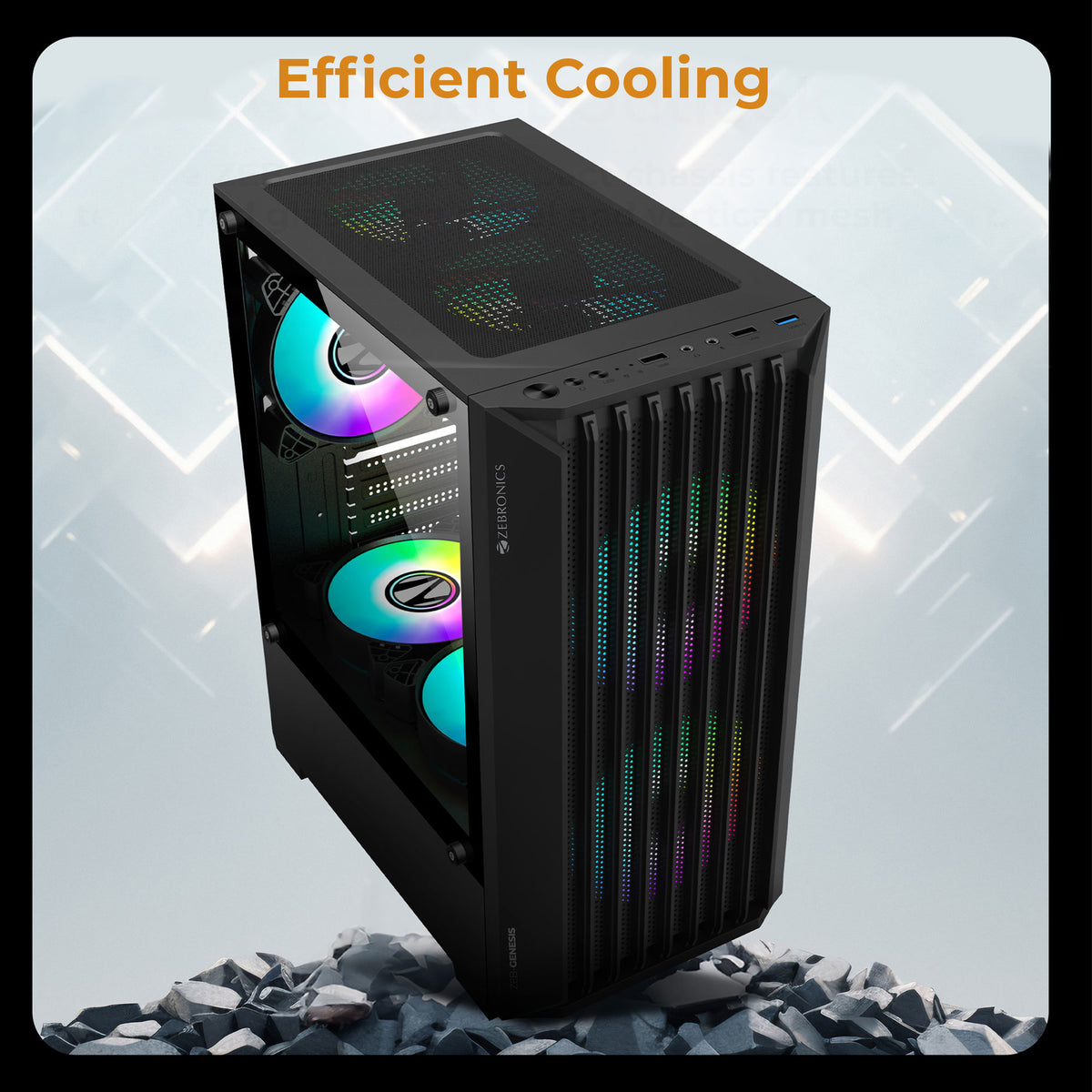 Zebronics Genesis Premium Gaming Chassis