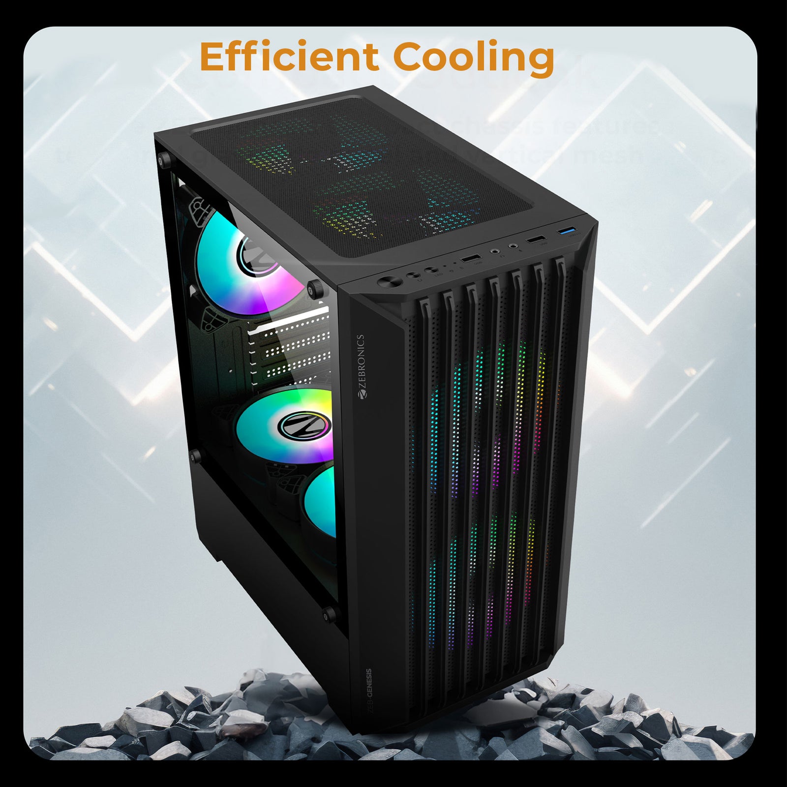 Zebronics Genesis Premium Gaming Chassis