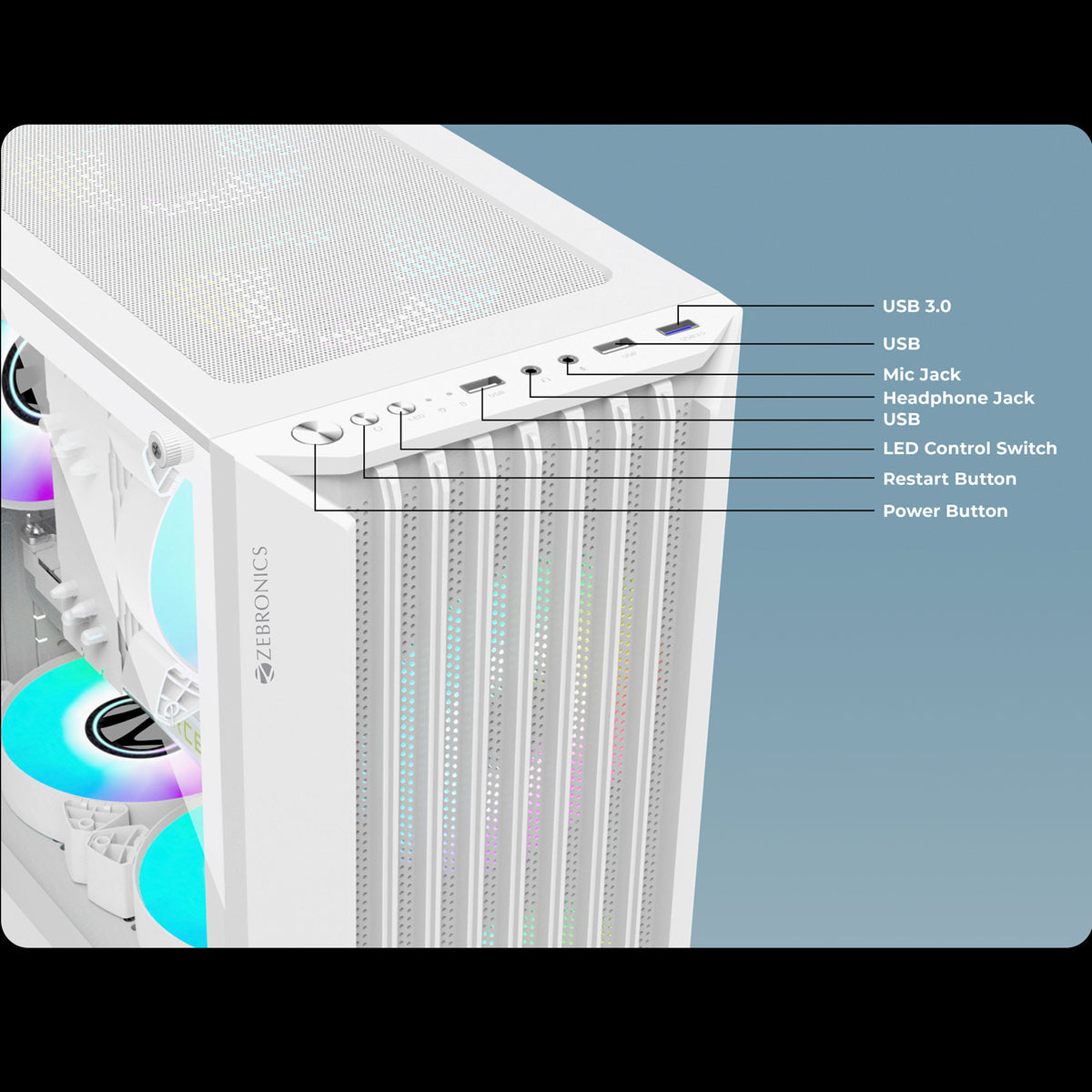 Zebronics Genesis Premium Gaming Chassis