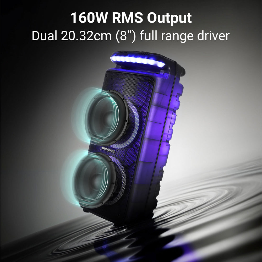 Zebronics Glow Box 8B DJ Speaker
