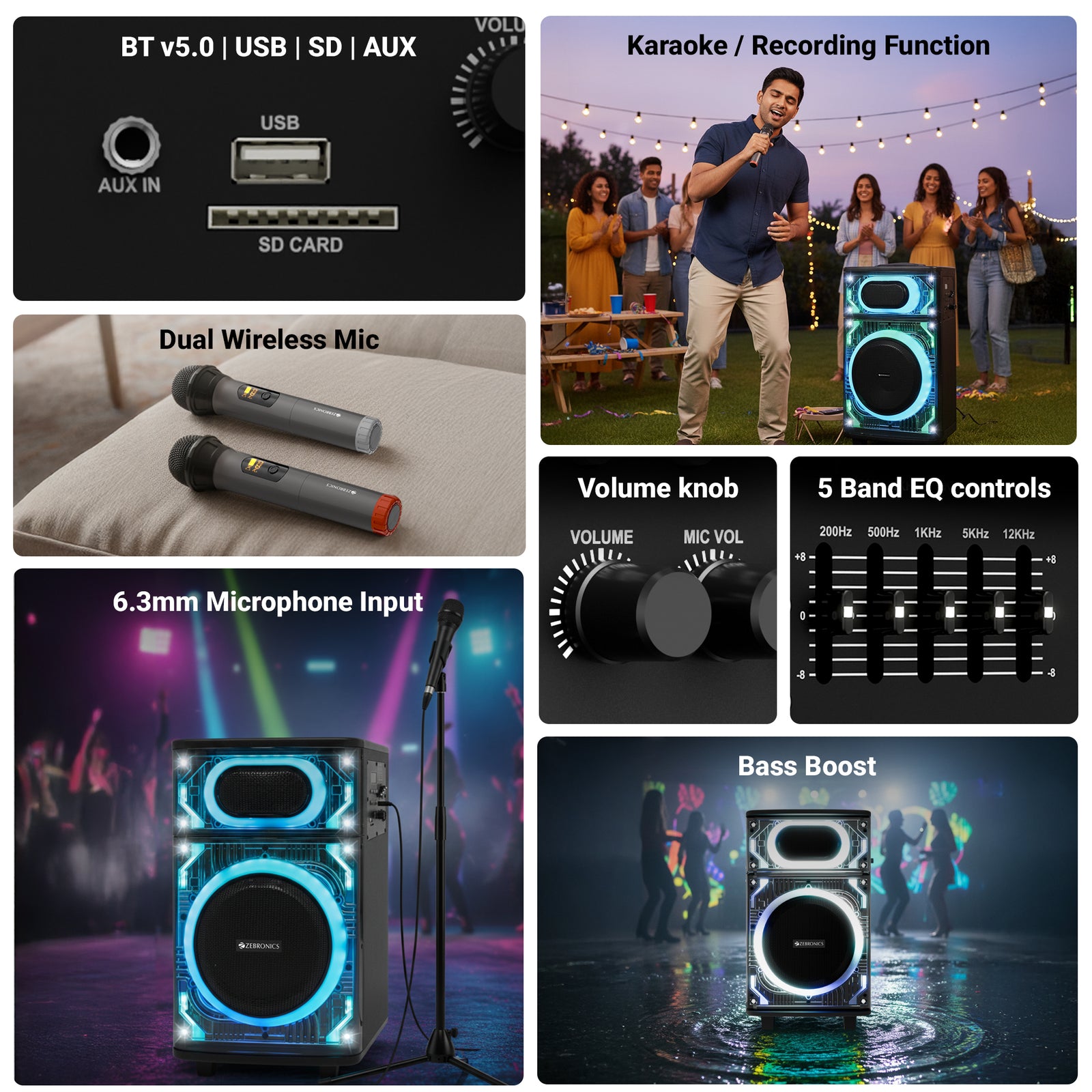 Zebronics Glow 101 DJ Speaker