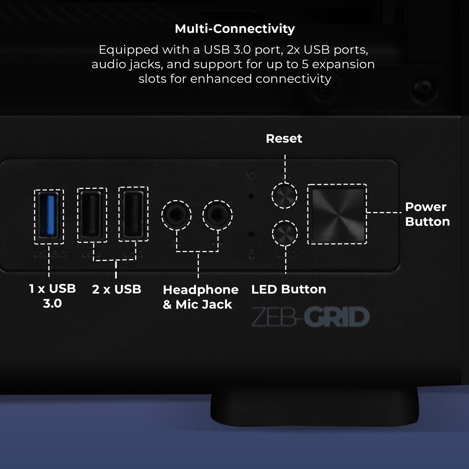 Zebronics Grid Premium Gaming Chassis