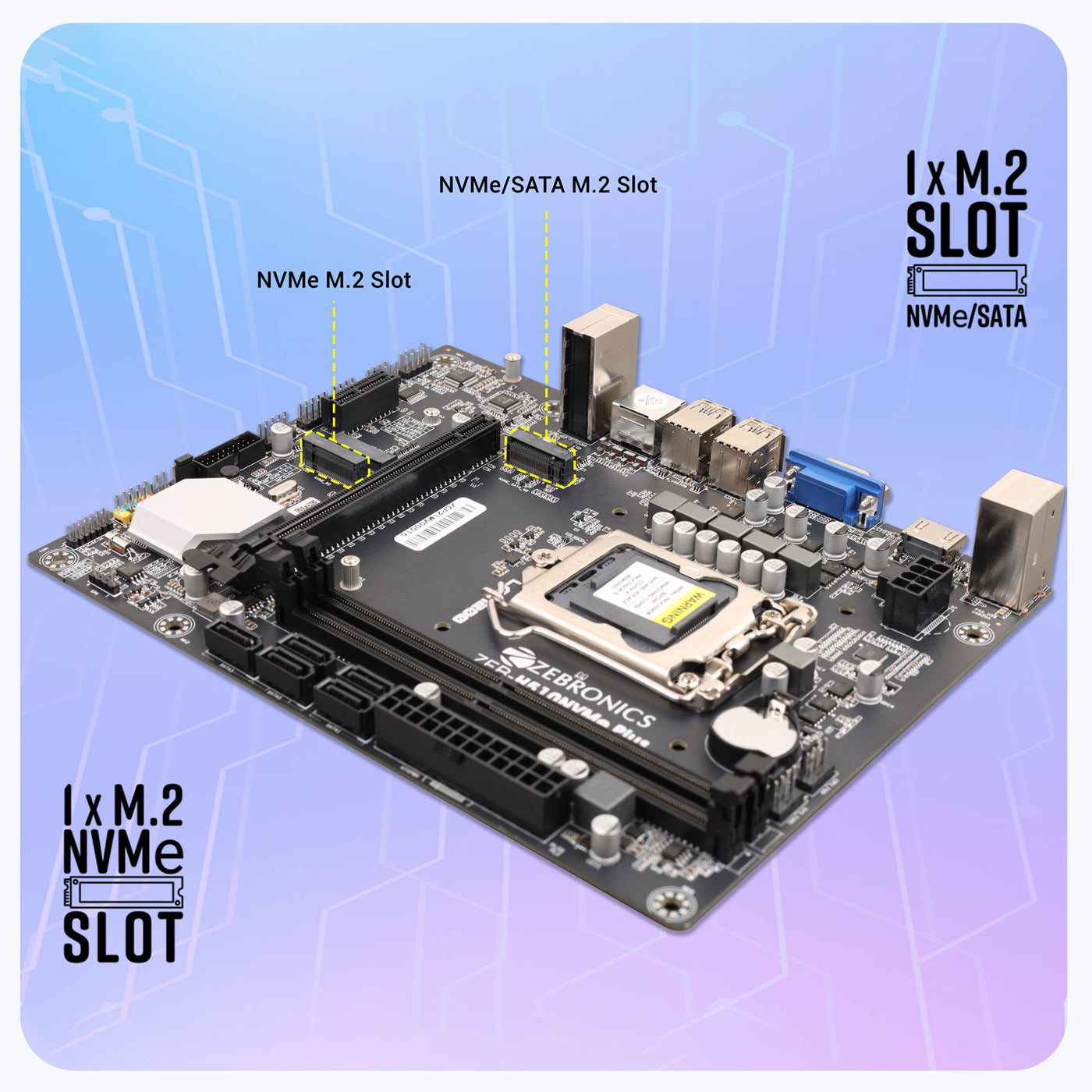 Zebronics H510NVMe - LGA1200 Socket - Motherboard