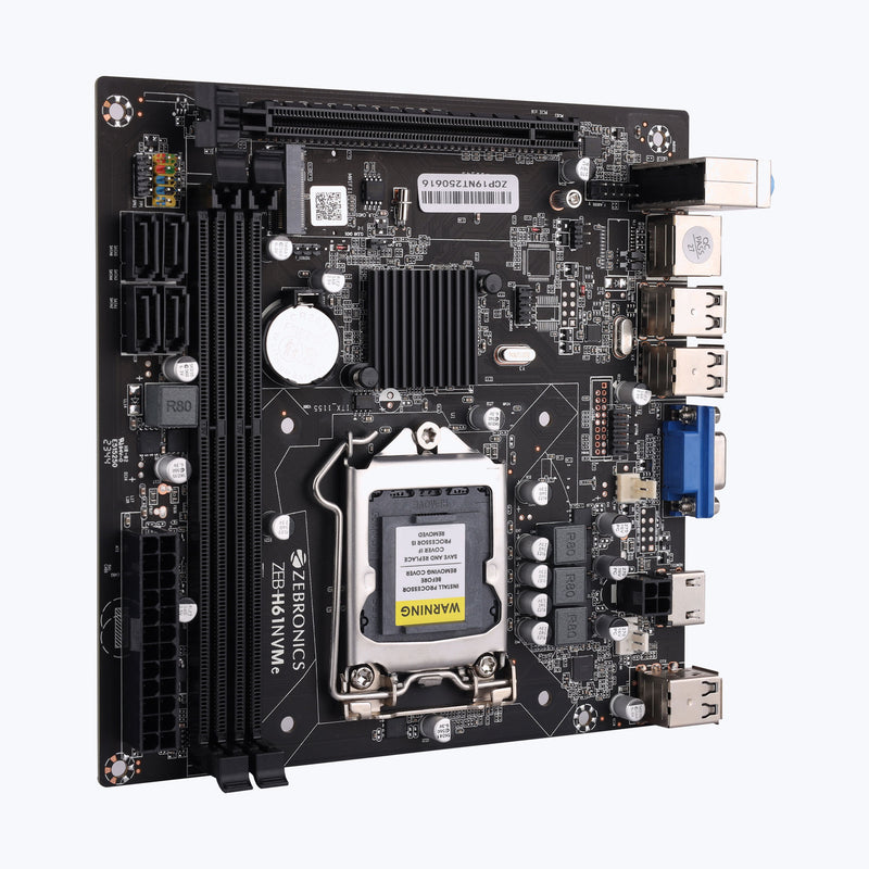 Zebronics H61NVMe - LGA 1155 Socket - Motherboard
