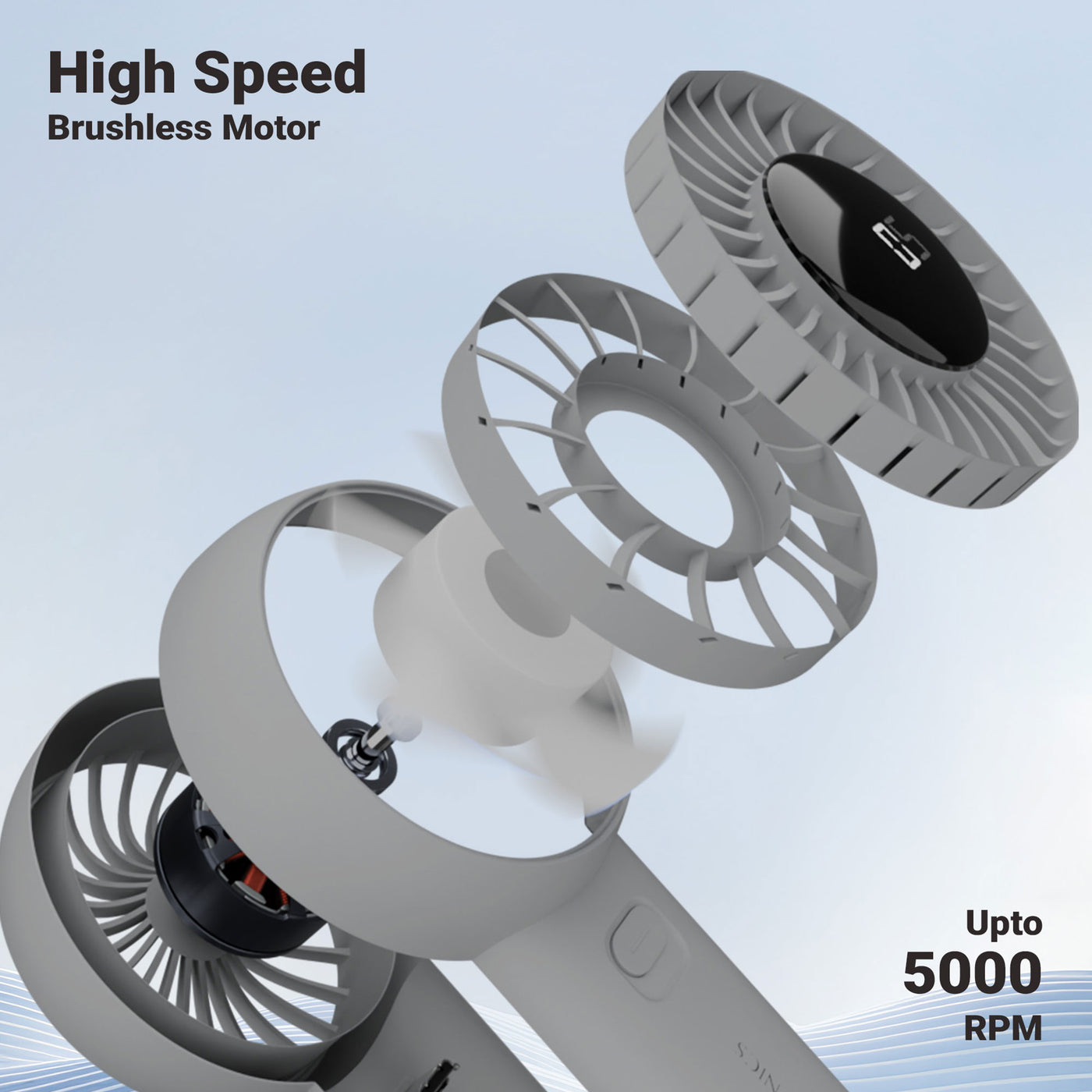 Zebronics Heat Buster 200 Portable Hand Fan