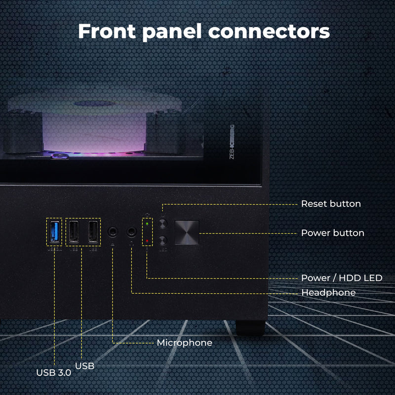 Zebronics Iceberg Premium Gaming Chassis