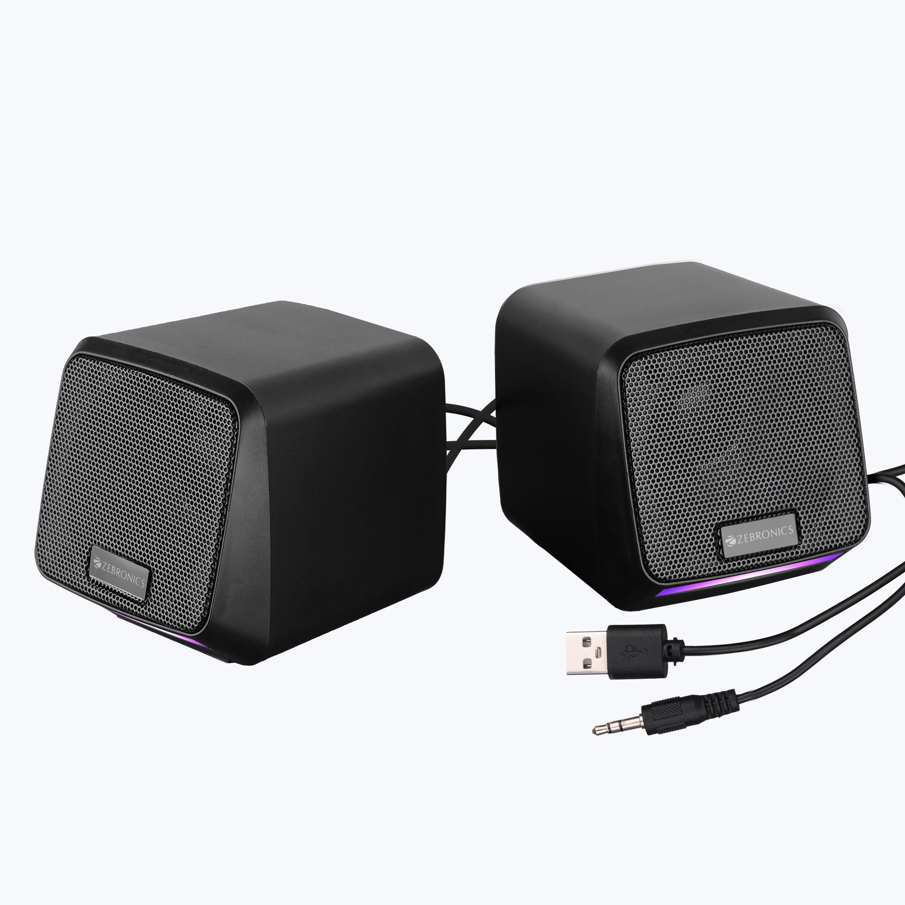 Zebronics Igloo 1 2.0ch Speaker - 8W, LED, USB powered