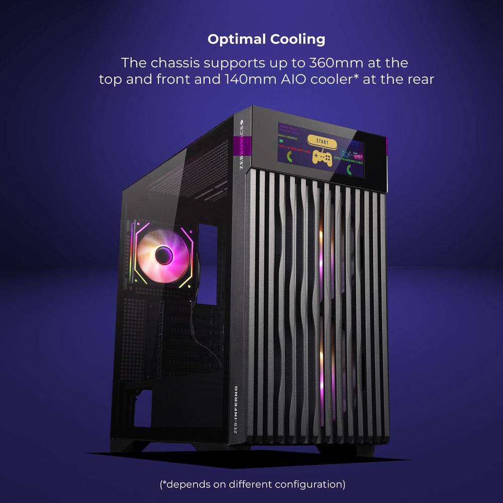 Zebronics Inferno Premium Gaming Chassis