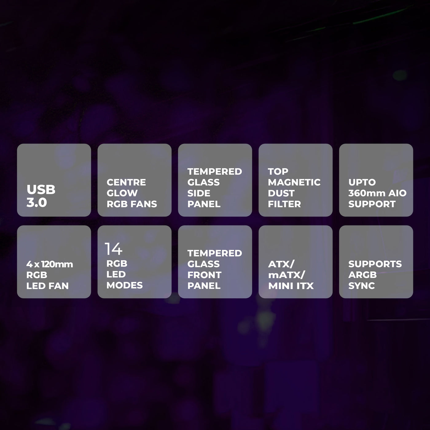 Zebronics Invicta Pro Premium Gaming Chassis