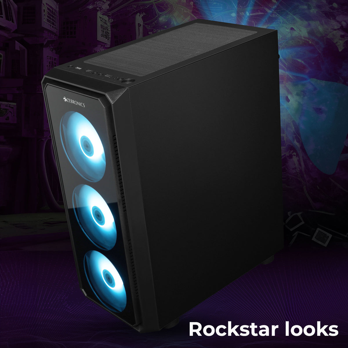 Zebronics Invicta Pro Premium Gaming Chassis