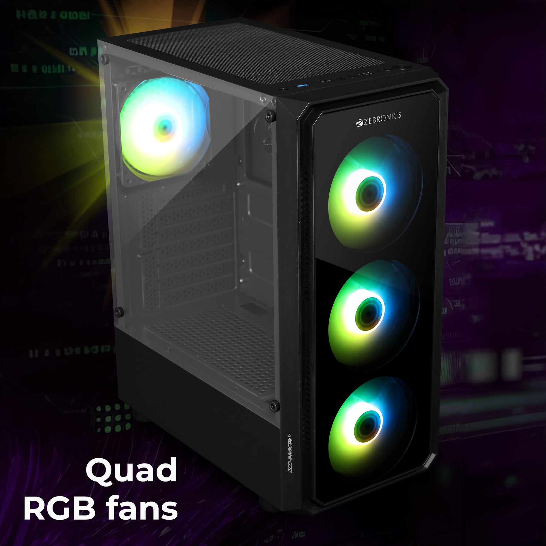 Zebronics Invicta Pro Premium Gaming Chassis