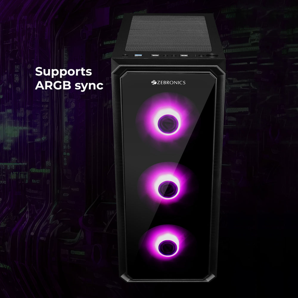 Zebronics Invicta Pro Premium Gaming Chassis