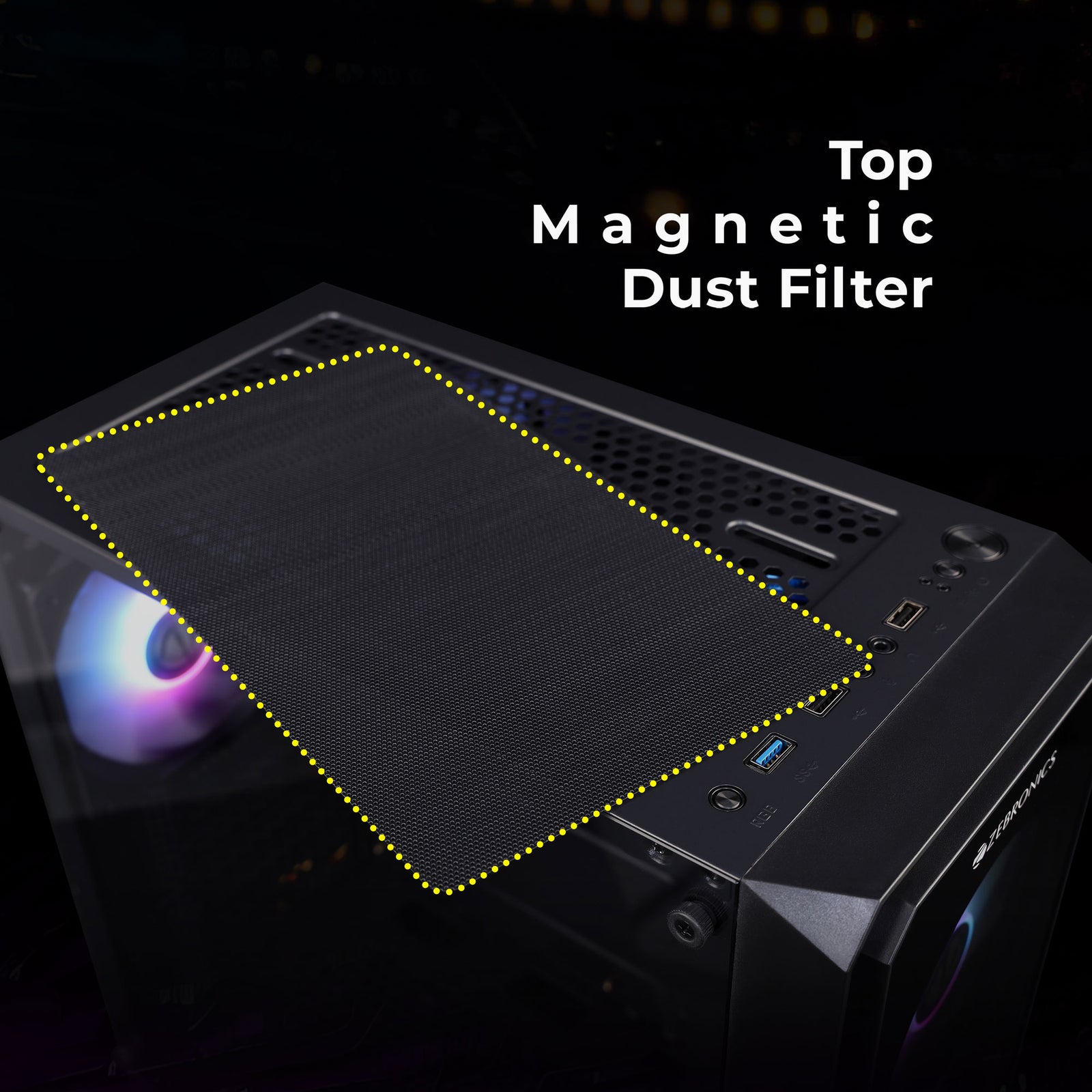 Zebronics Invicta Pro Premium Gaming Chassis