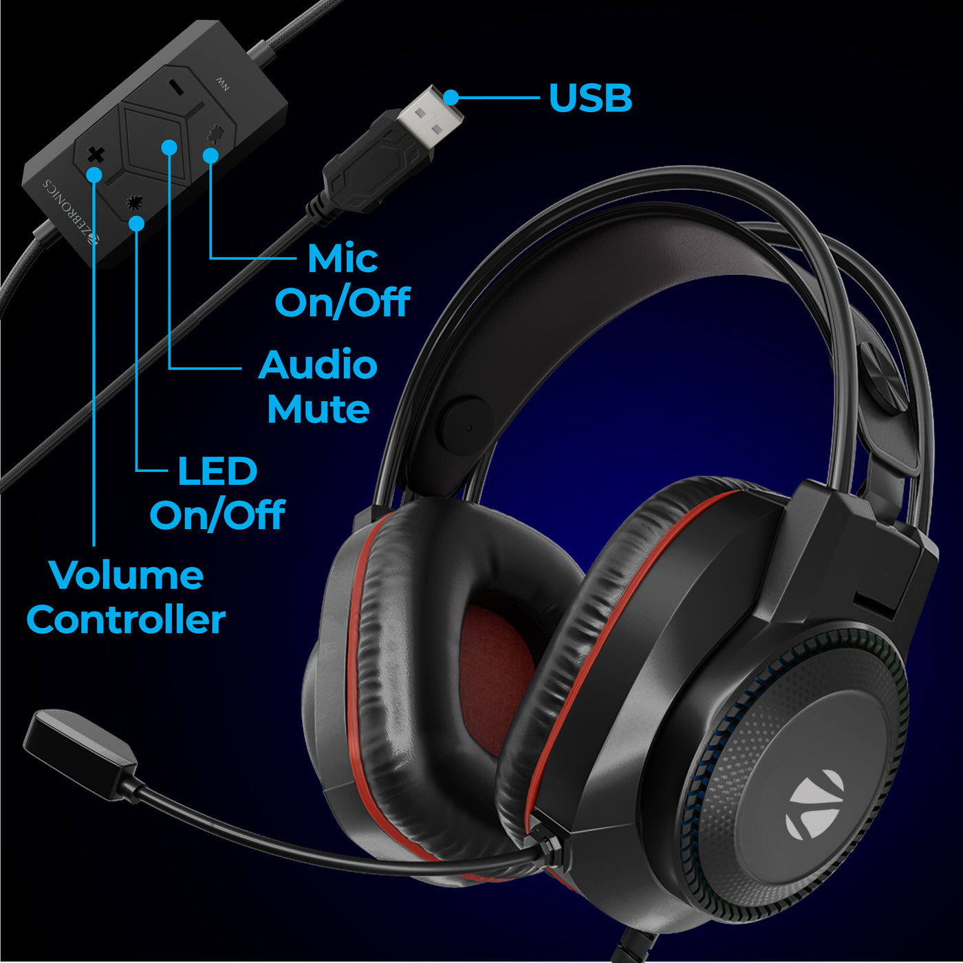Zebronics Jet 7.1 Gaming Headphone
