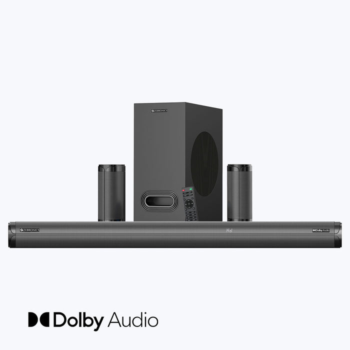 Dolby Soundbars with Wireless, HDMI, Optical Inputs - Zebronics