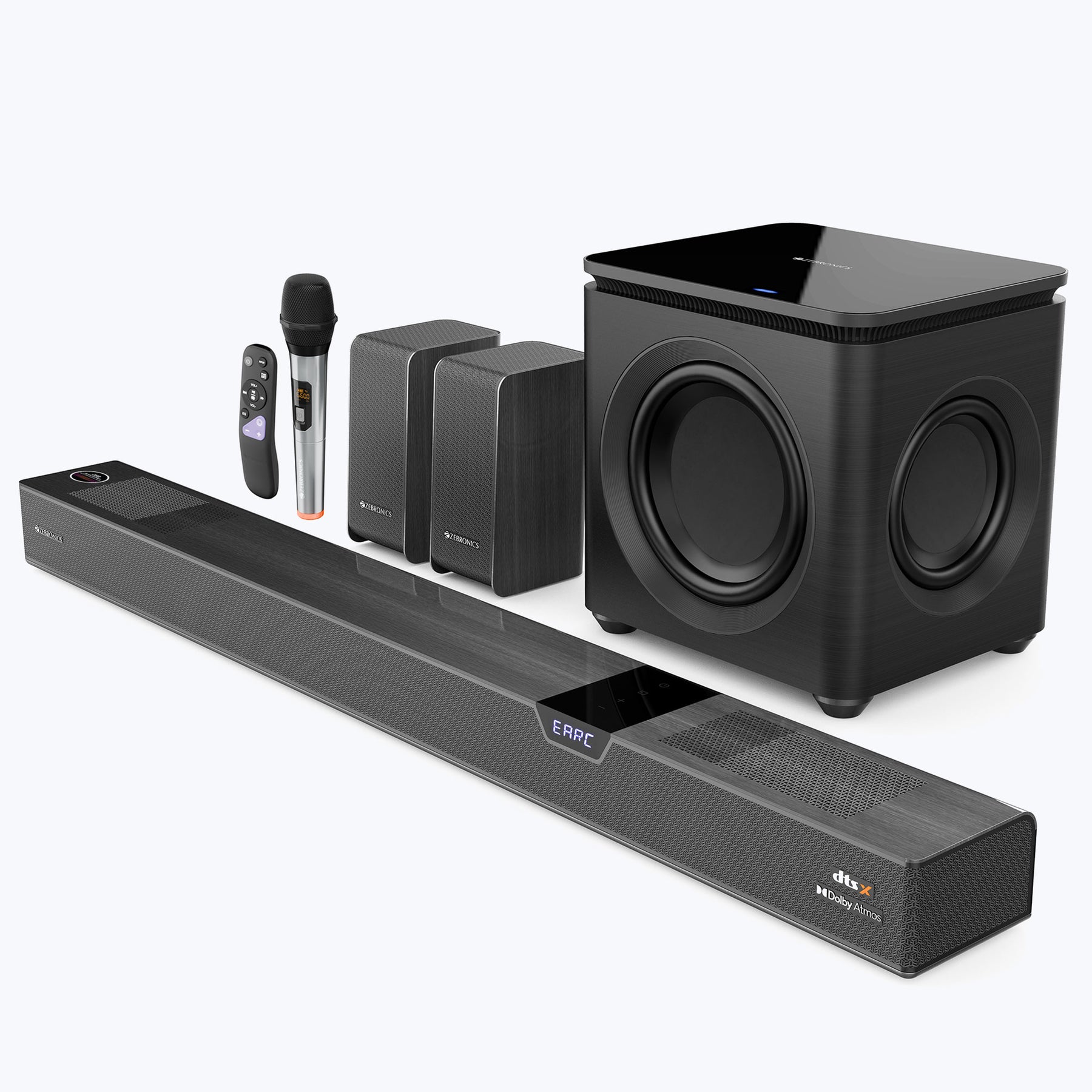Dolby Soundbars with Wireless, HDMI, Optical Inputs - Zebronics