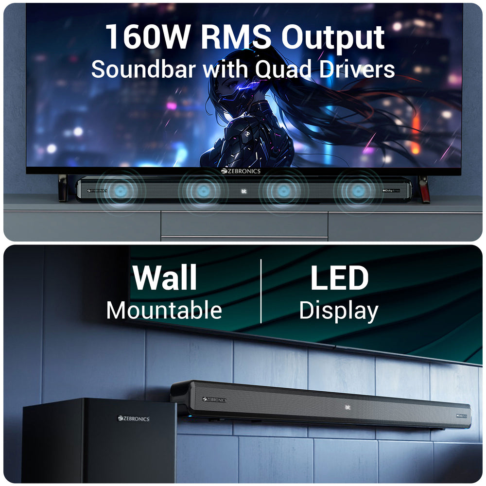 Zebronics Juke Bar 9600 - 300W, 2.1 Channel, Dolby Atmos