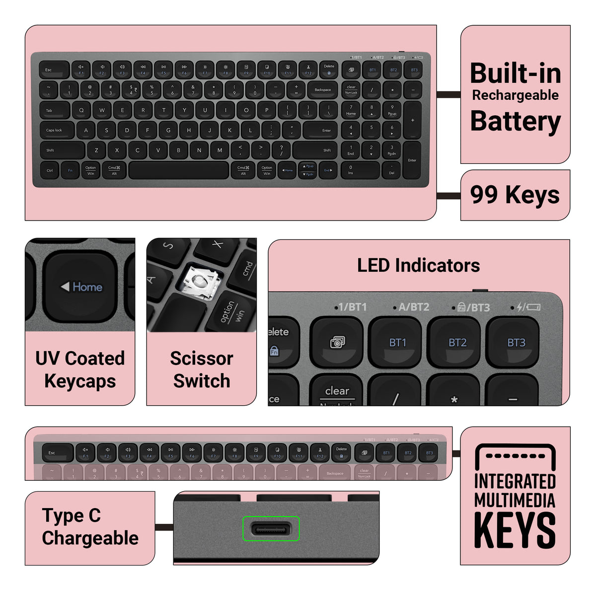 Zebronics K5001MW Wireless Keyboard