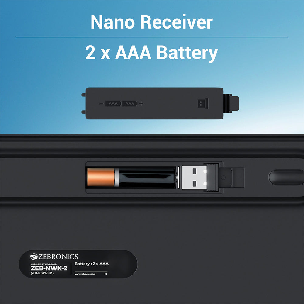 Zebronics Keypad X1 Wireless Keyboard