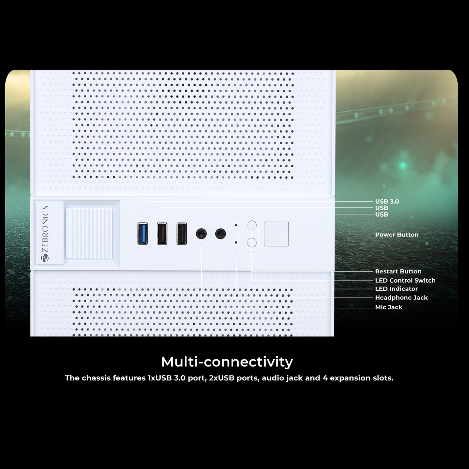 Zebronics Leon Premium Gaming Chassis