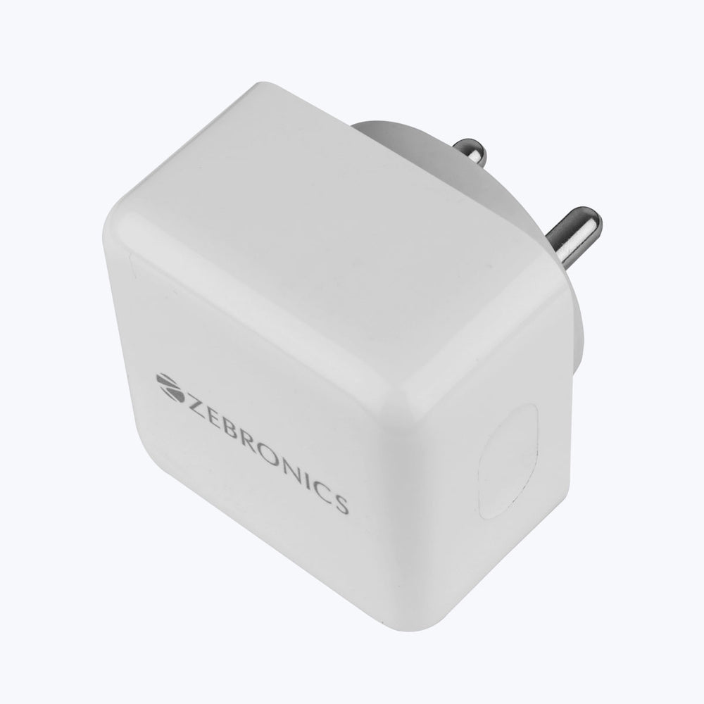Zebronics MA101B Dual Type C Adapter - Zebronics