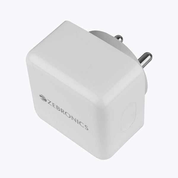 Zebronics MA101B Dual Type C Adapter - Zebronics