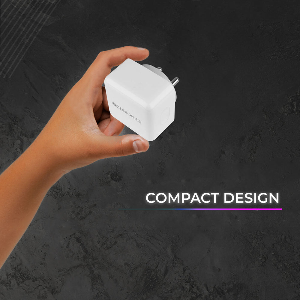 Zebronics MA101B Dual Type C Adapter - Zebronics