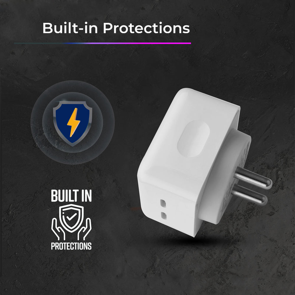 Zebronics MA101B Dual Type C Adapter - Zebronics