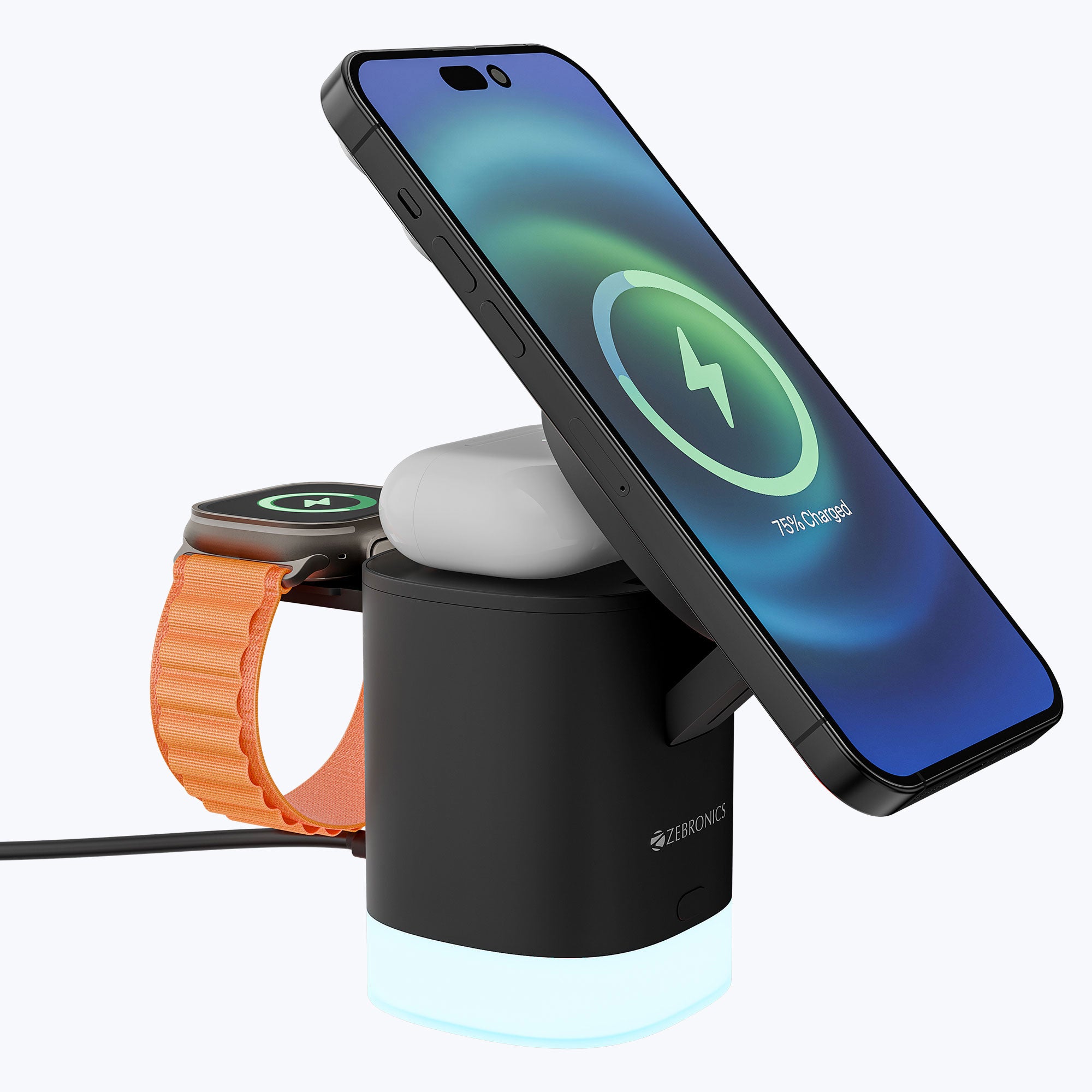Zebronics Magboost 50 3 in 1 Wireless Charger