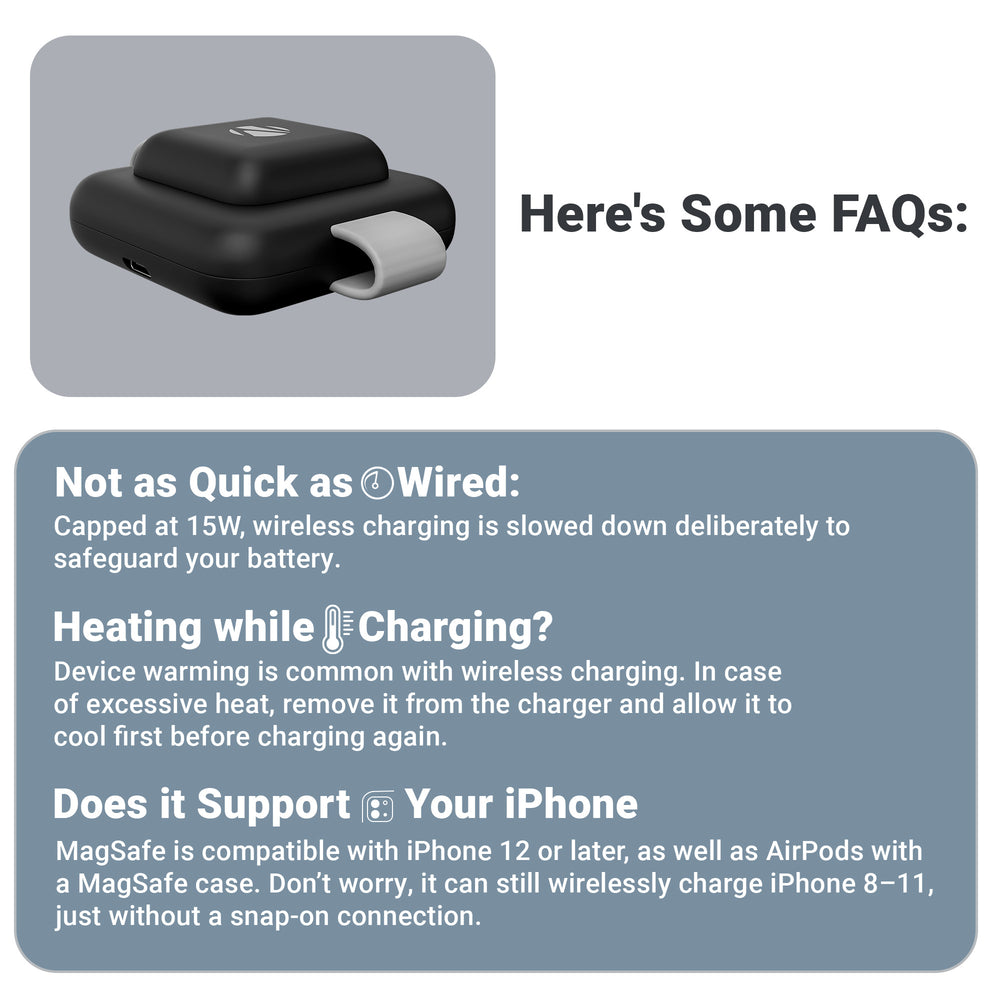 Zebronics Magboost 20 3 in 1 Wireless Charger